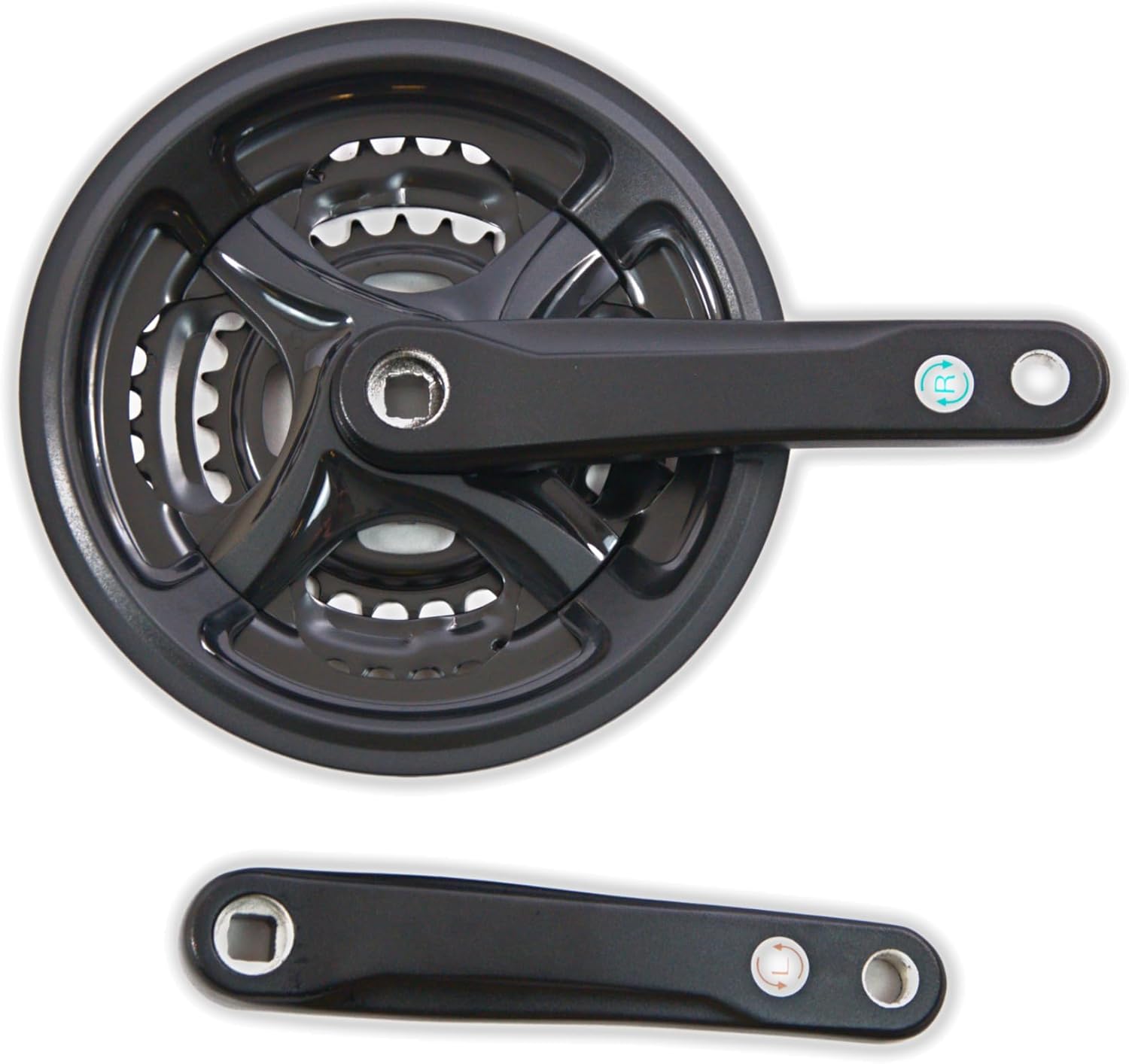 Prowheel Triple Bike Chainset Crankset Mountain Bike Shimano Compatible ...