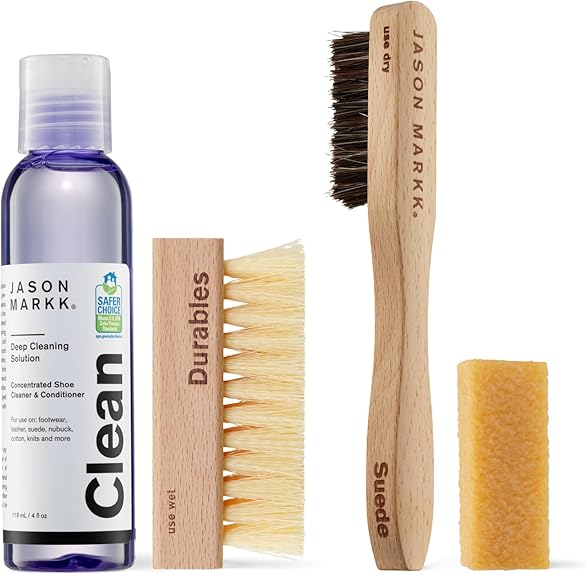 Amazon.com: Jason Markk Essential Kit & Suede Kit, Shoe Cleaner, 4 ...