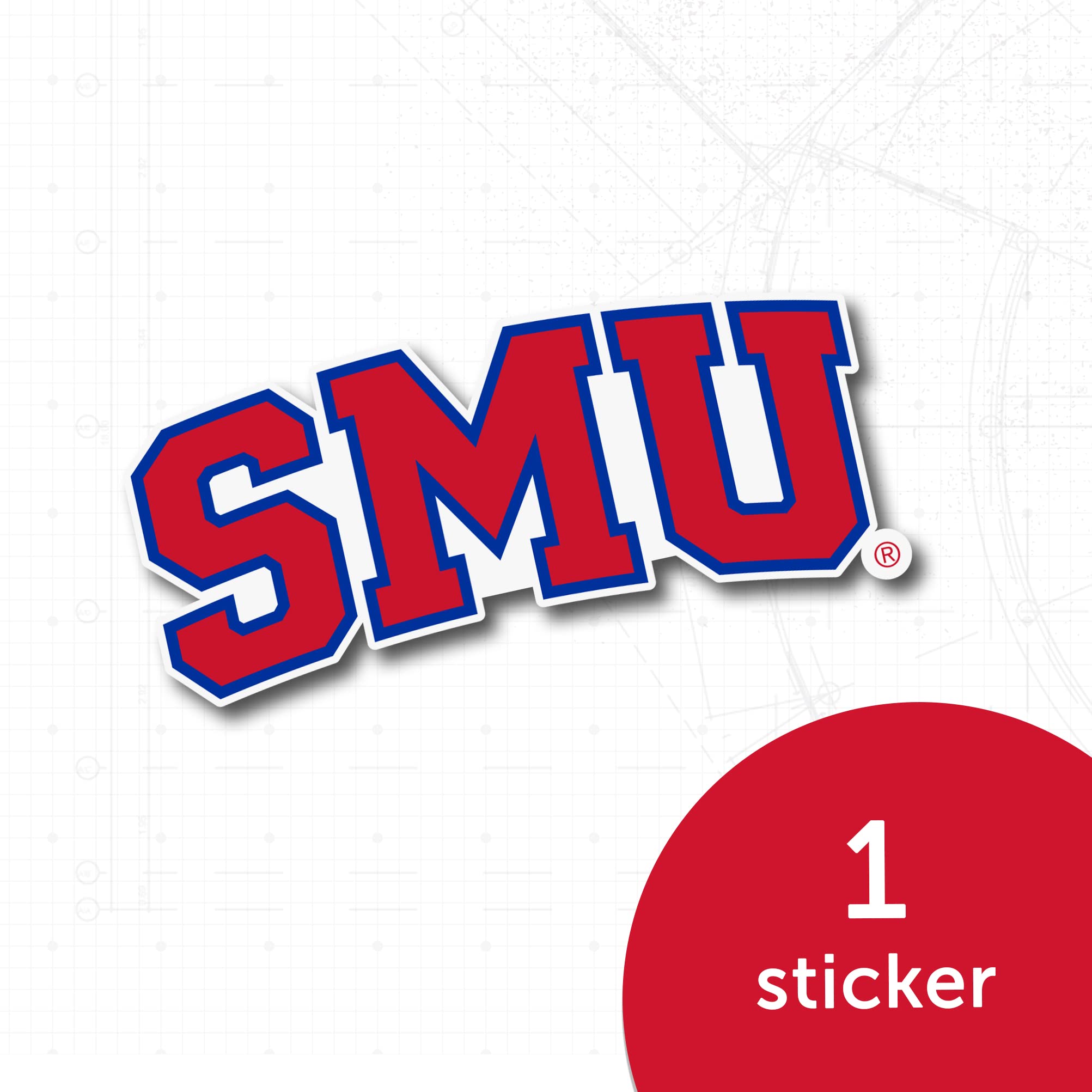Smu Football Vinyl Sticker SMU Mustangs Premium Quality Decals Sticker ...
