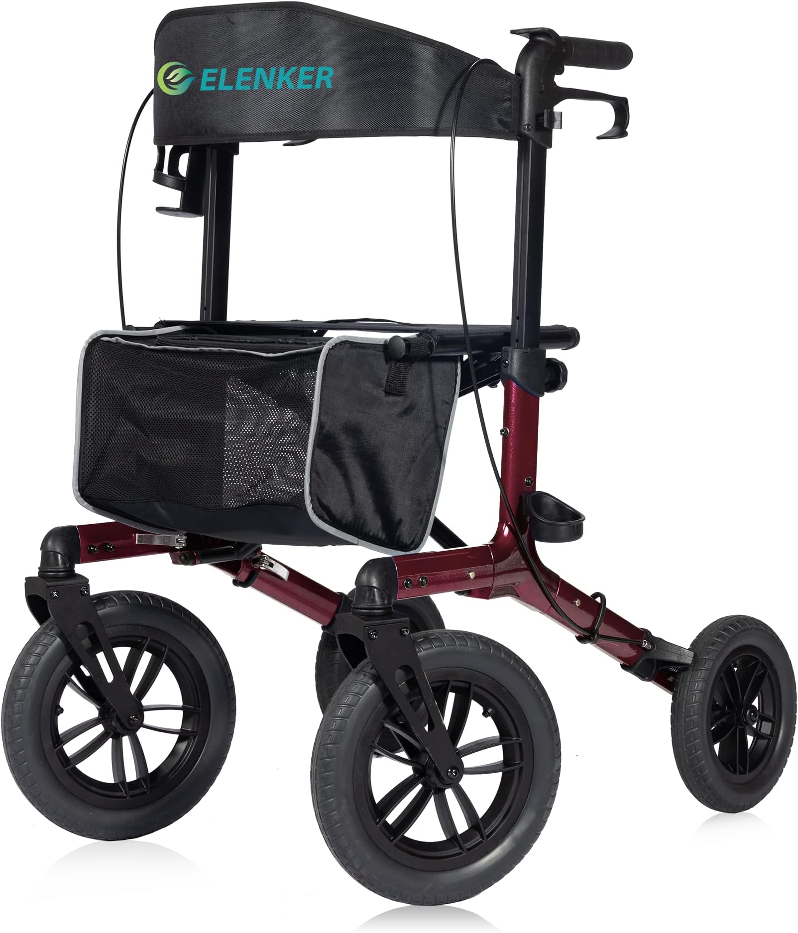 Amazon.com: Vive Tall Rollator Walker with Seat for Seniors, Men - All ...