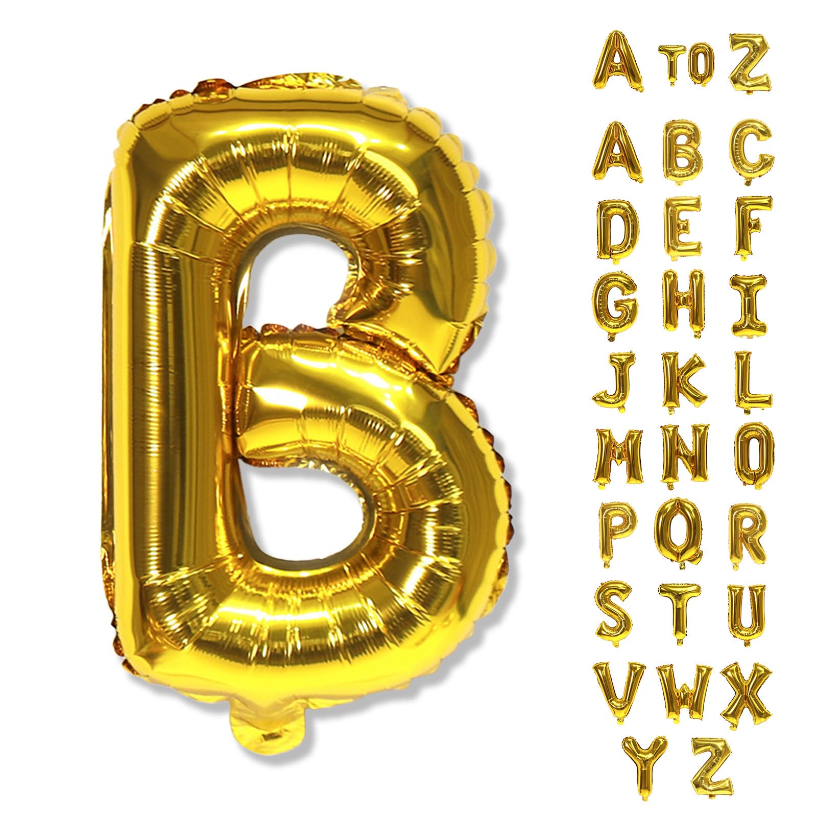 Amazon.com: Foil Letter Balloons 40 Inch, Big Alphabet B Word Balloons ...