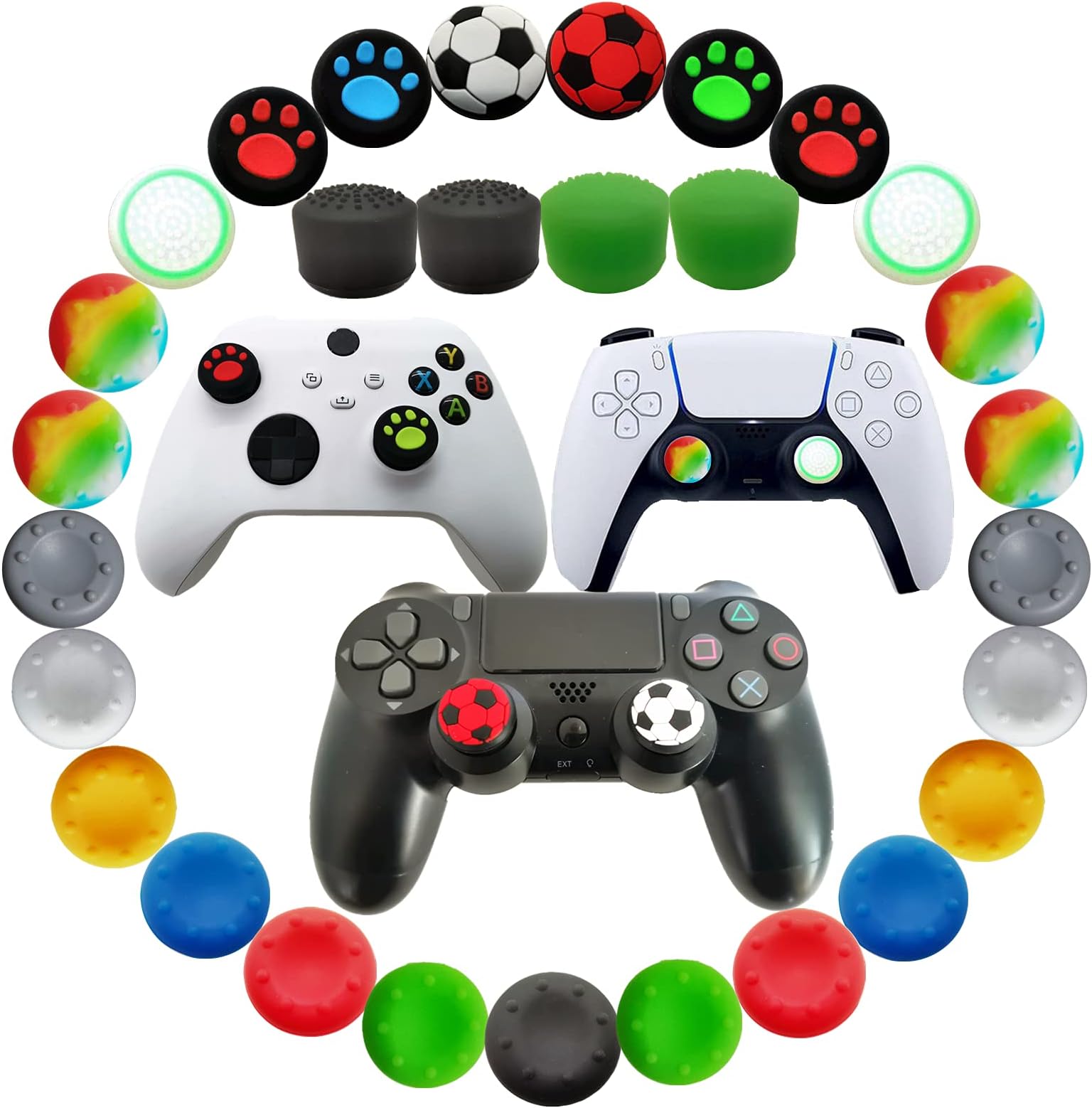 Amazon.com: for PS5, PS4, PS3, Switch Pro, Xbox one, Xbox 360, Wii U ...
