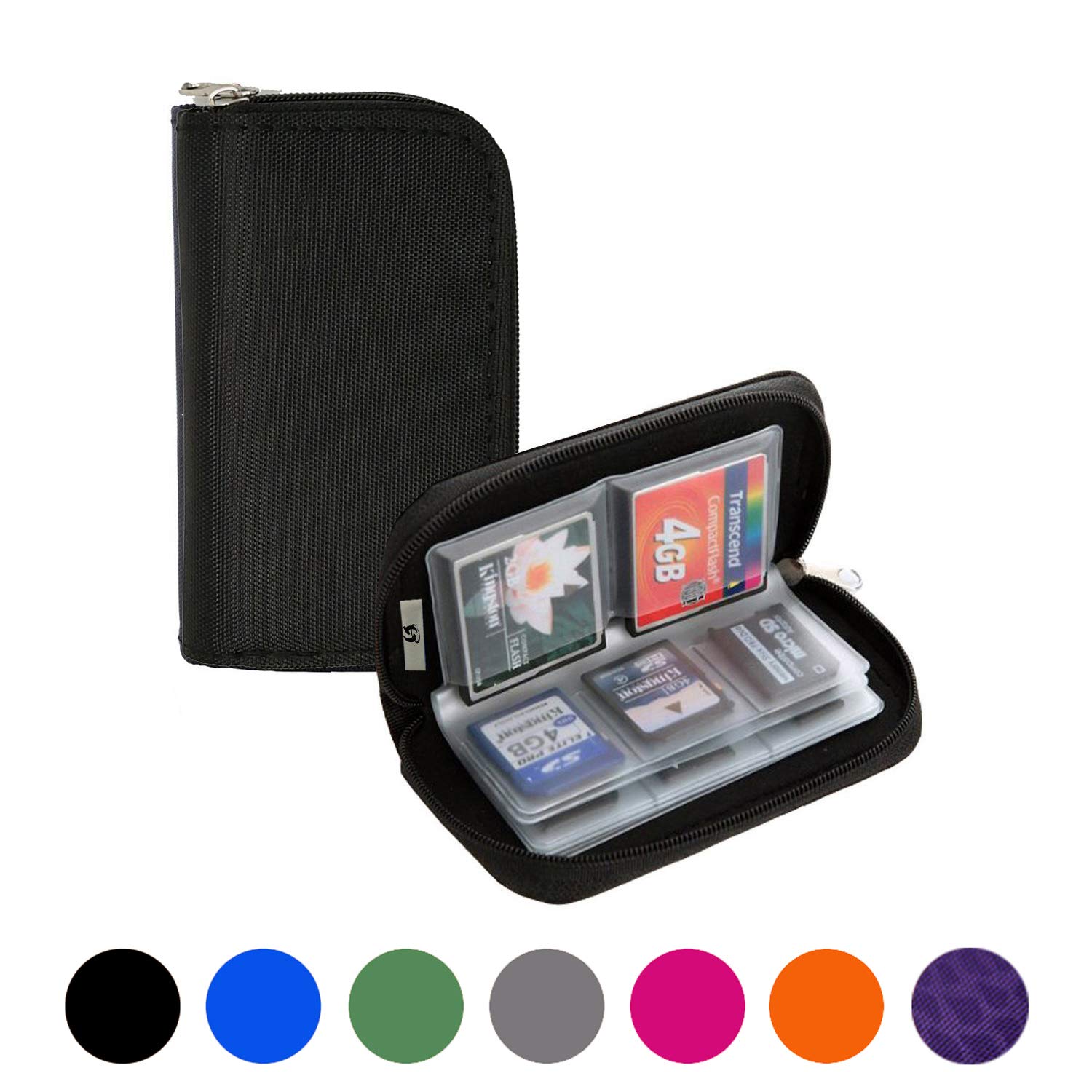 Memory Card Carrying Case - Suitable for SDHC and SD Cards, Mixtecc 8 ...