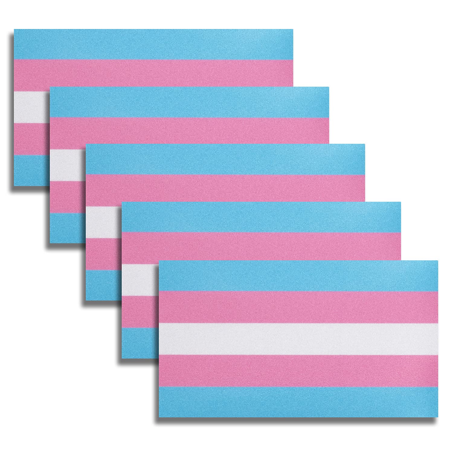 Amazon.com - HSQCEZ 5 Pcs Rainbow Pride Transgender Flag Vinyl Decal ...