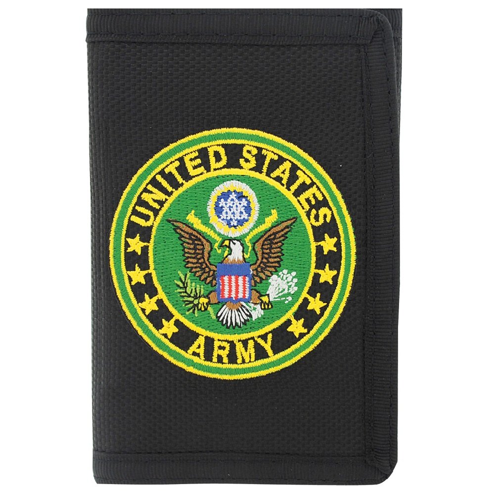 Amazon.com: Nylon Wallet with Army Symbol Patch : Clothing, Shoes & Jewelry