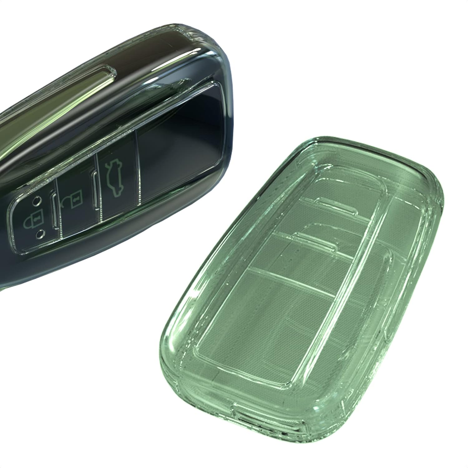 Amazon.com: TANGSEN Key Fob Case TPU Cover Compatible with Toyota Avalon Camry C-HR Corolla ...