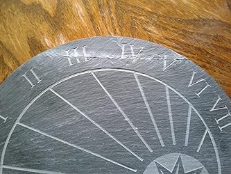 Esschert Design USA LS002 Round Slate Sundial : Amazon.ca: Patio, Lawn ...