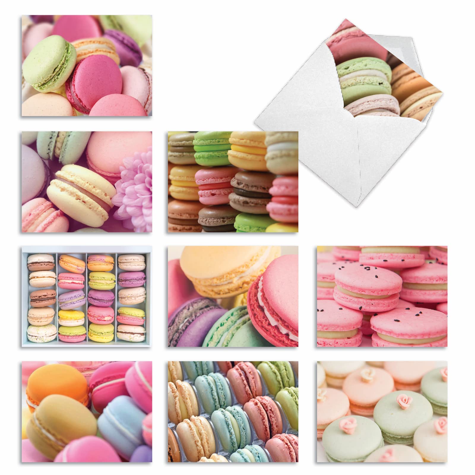 Amazon.com: The Best Card Company - 10 Blank Food Note Cards Bulk (4 x ...