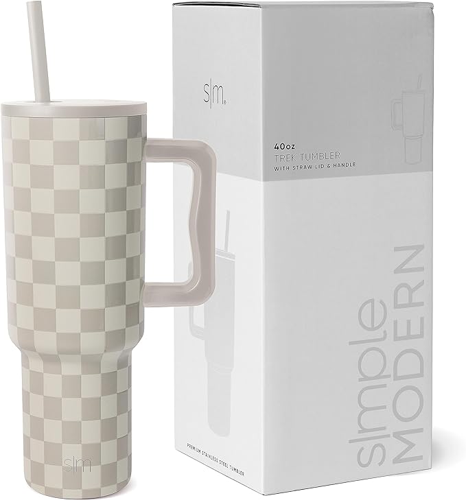 Amazon.com: Simple Modern 40 oz Tumbler with Handle and Straw Lid ...