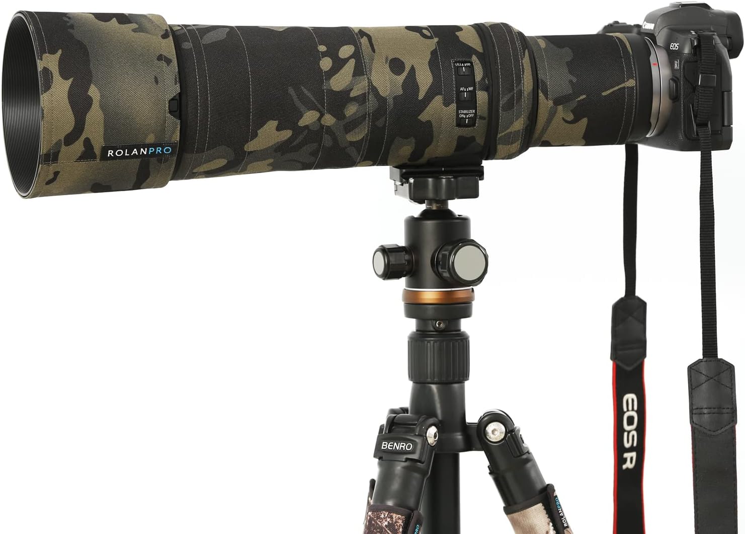 Amazon.com : ROLANPRO Lens Cover Camouflage Rain Cover for Canon EF 100 ...