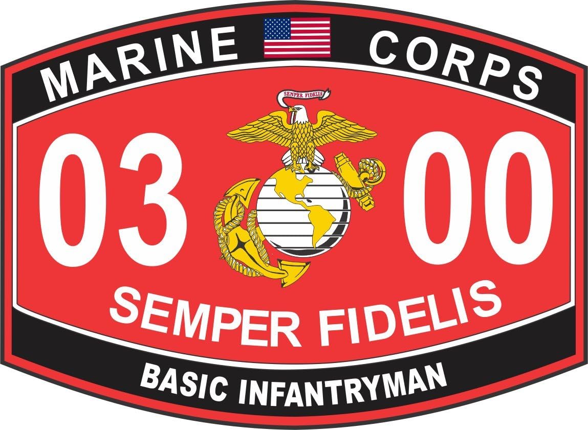 Amazon.com: Officially Licensed Basic Infantryman Marine Corps MOS 0300 ...