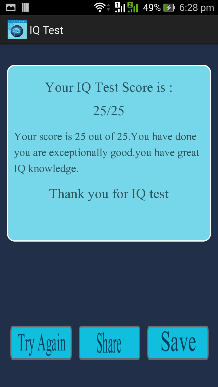 IQ Test - App on the Amazon Appstore