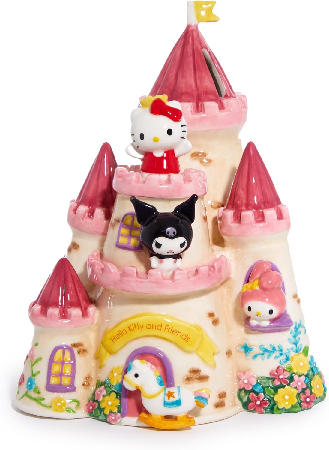 Amazon.com: Blue Sky Clayworks Hello Kitty and Friends Royal Castle ...