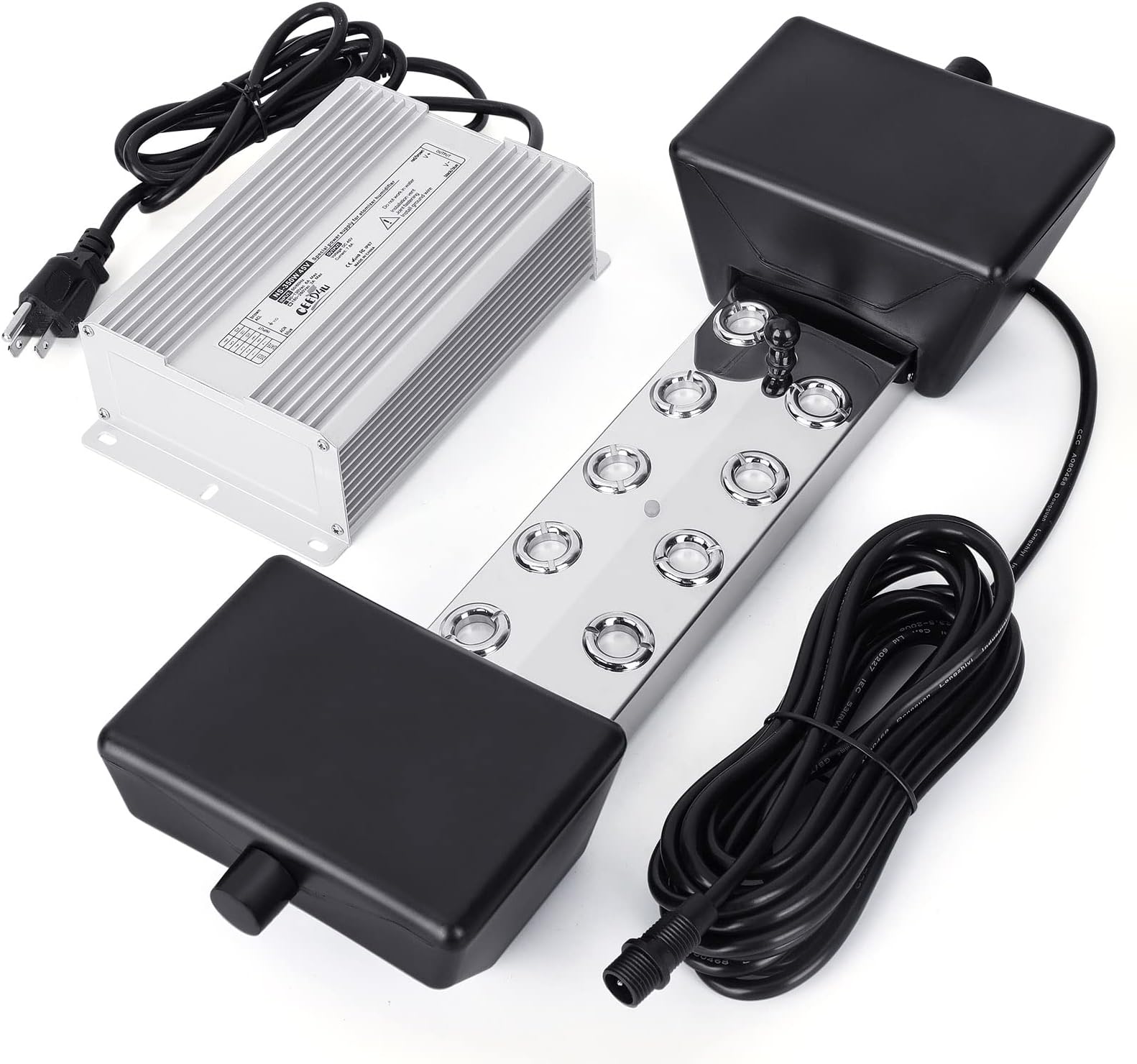 Amazon.com: SKYTOU Mist Maker Fogger, 6 Head Ultrasonic Fog Machine 304 ...