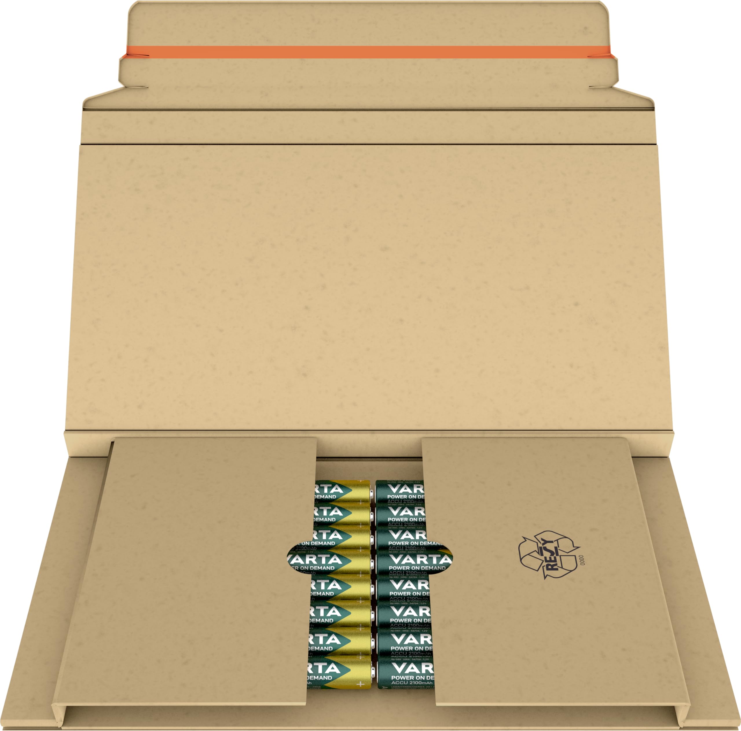 VARTA POWER ON DEMAND Rech. Power AA 2100mAh 2x8 Foil : Amazon.com.tr ...