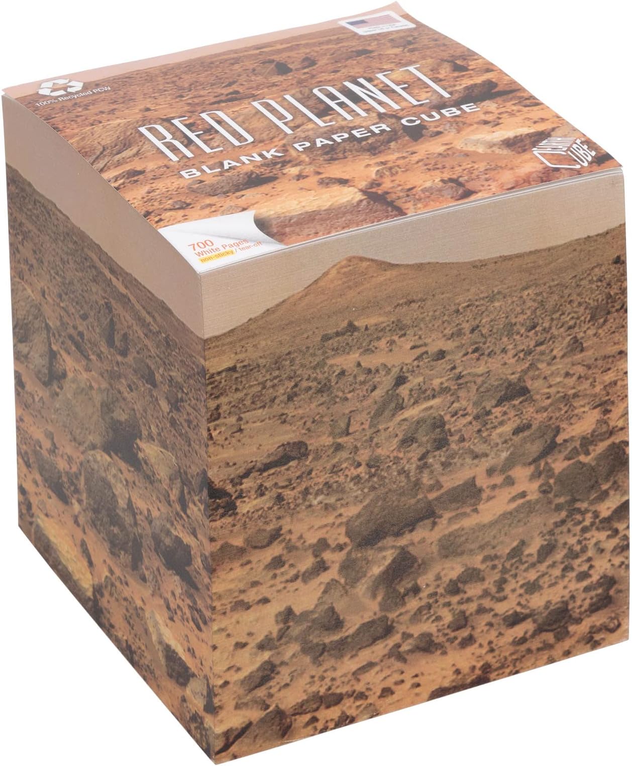 Amazon.com : EARTHCUBE (Snow Day Design) Blank White 3.5 Inch Note Cube ...