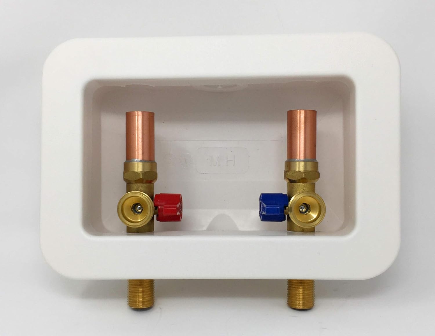 Amazon.com: Washer Outlet Box With Valves [3124] Center Drain Washing ...