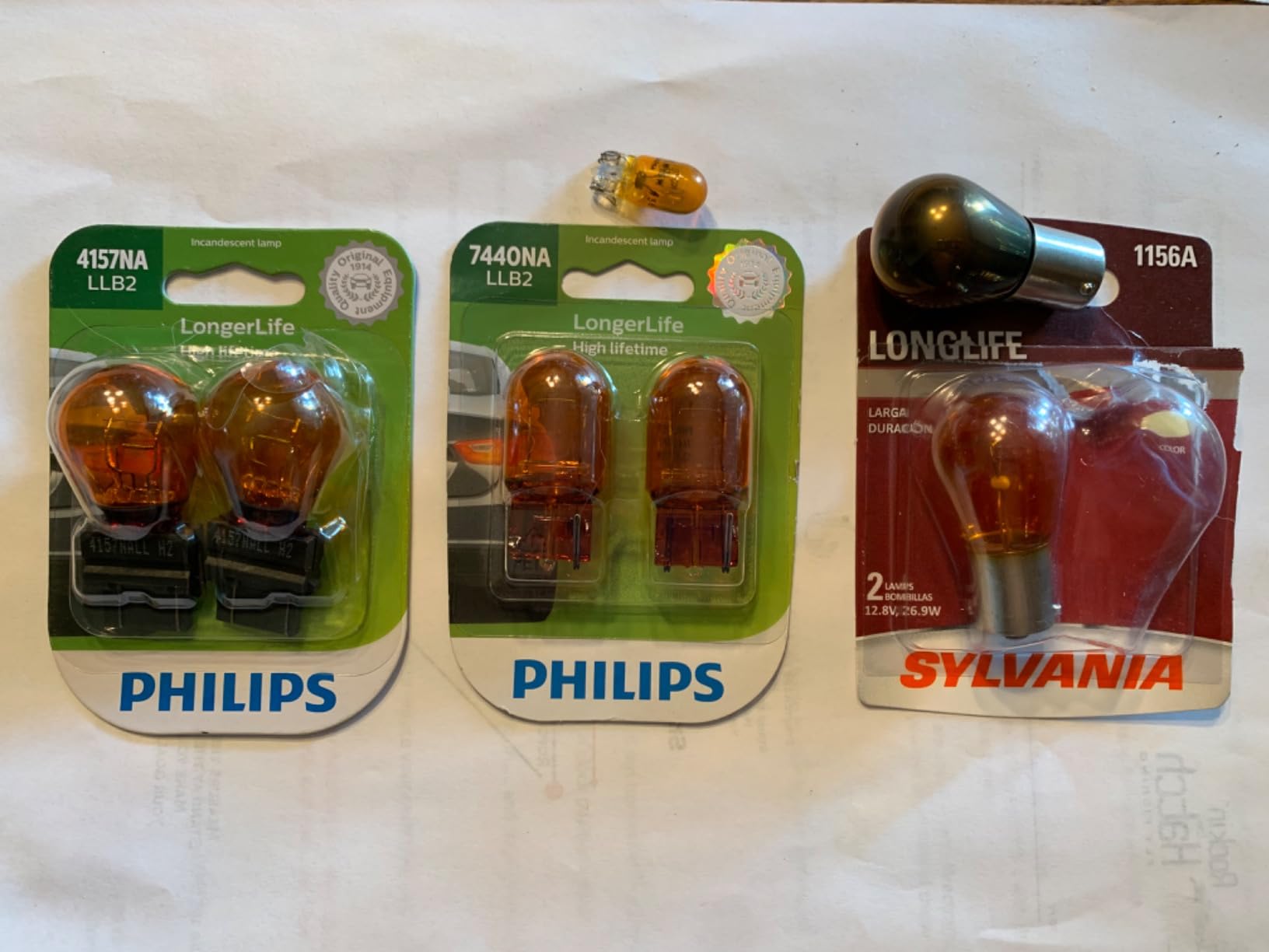 Amazon.com: Philips 4157NA LongerLife Miniature Bulb, 2 Pack : Automotive