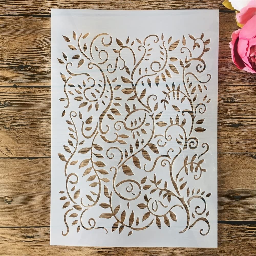Ivy Stencil Template