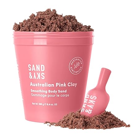 Amazon.com : Sand & Sky Australian Pink Clay Exfoliating Body Scrub ...