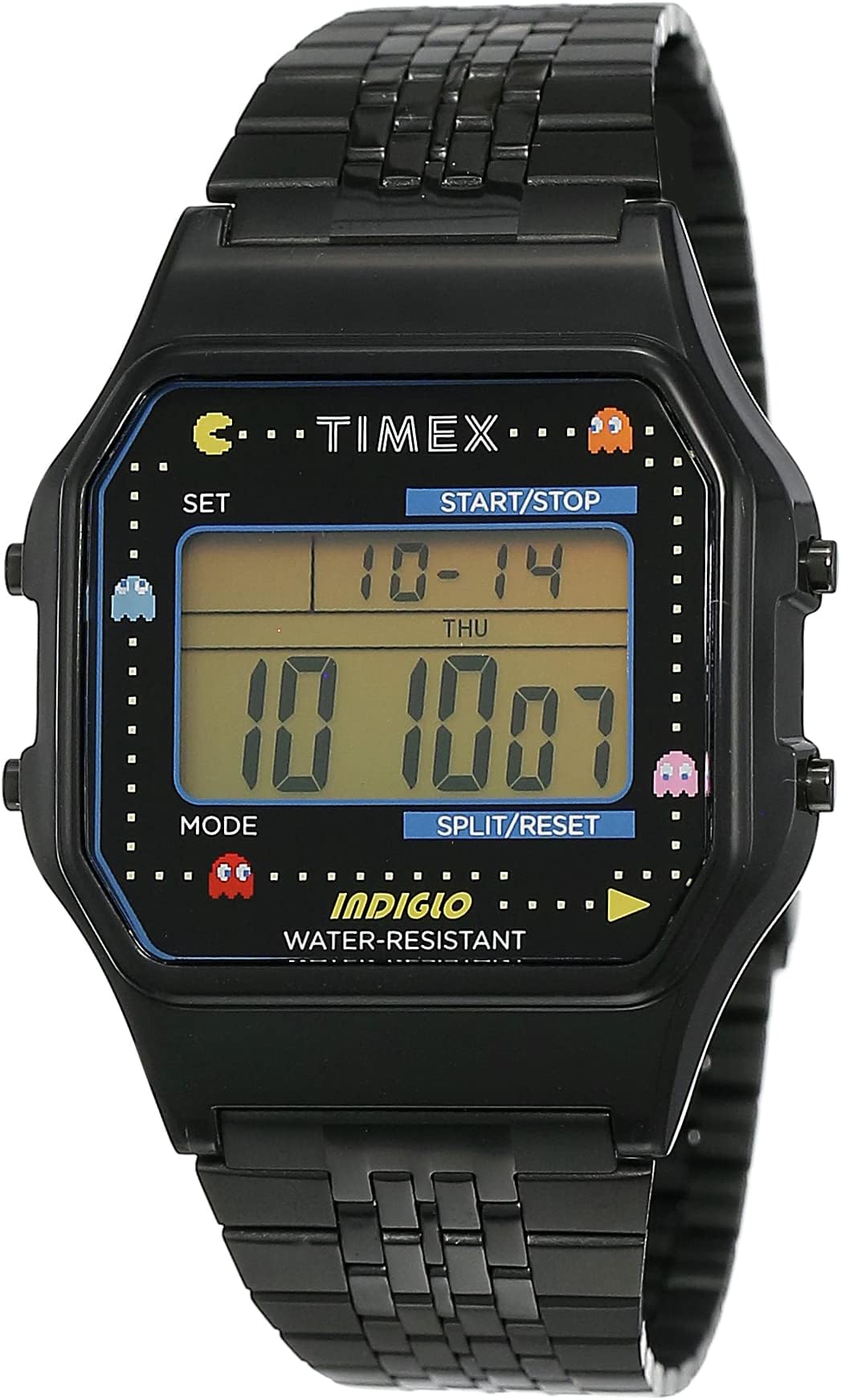 TIMEX T80 X Pac-Man Digital Grey Dial Unisex Watch - TW2U32100 : Amazon ...