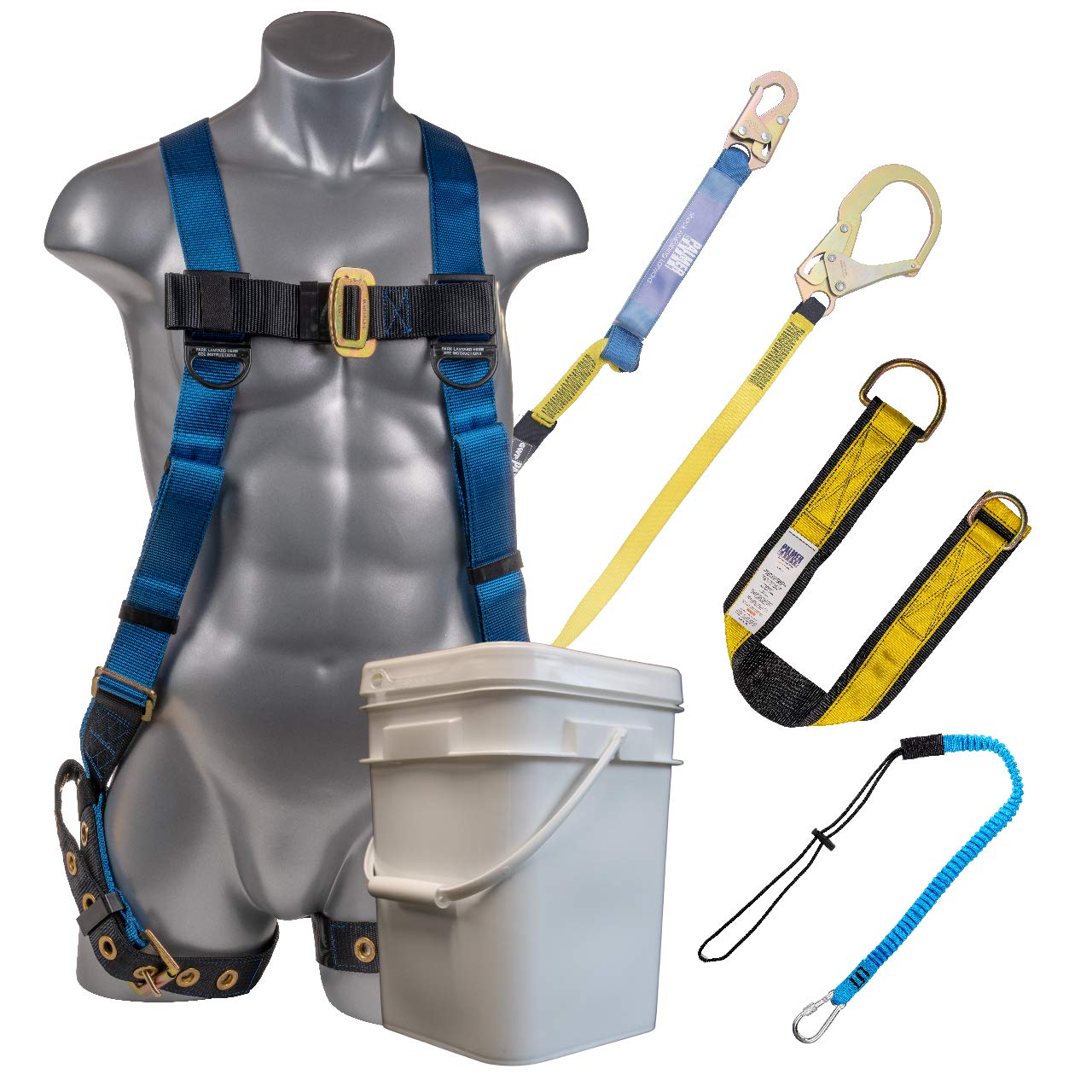 Buy Palmer Safety 1D Fall Protection Combo Kit I OSHA Compliant Fall ...