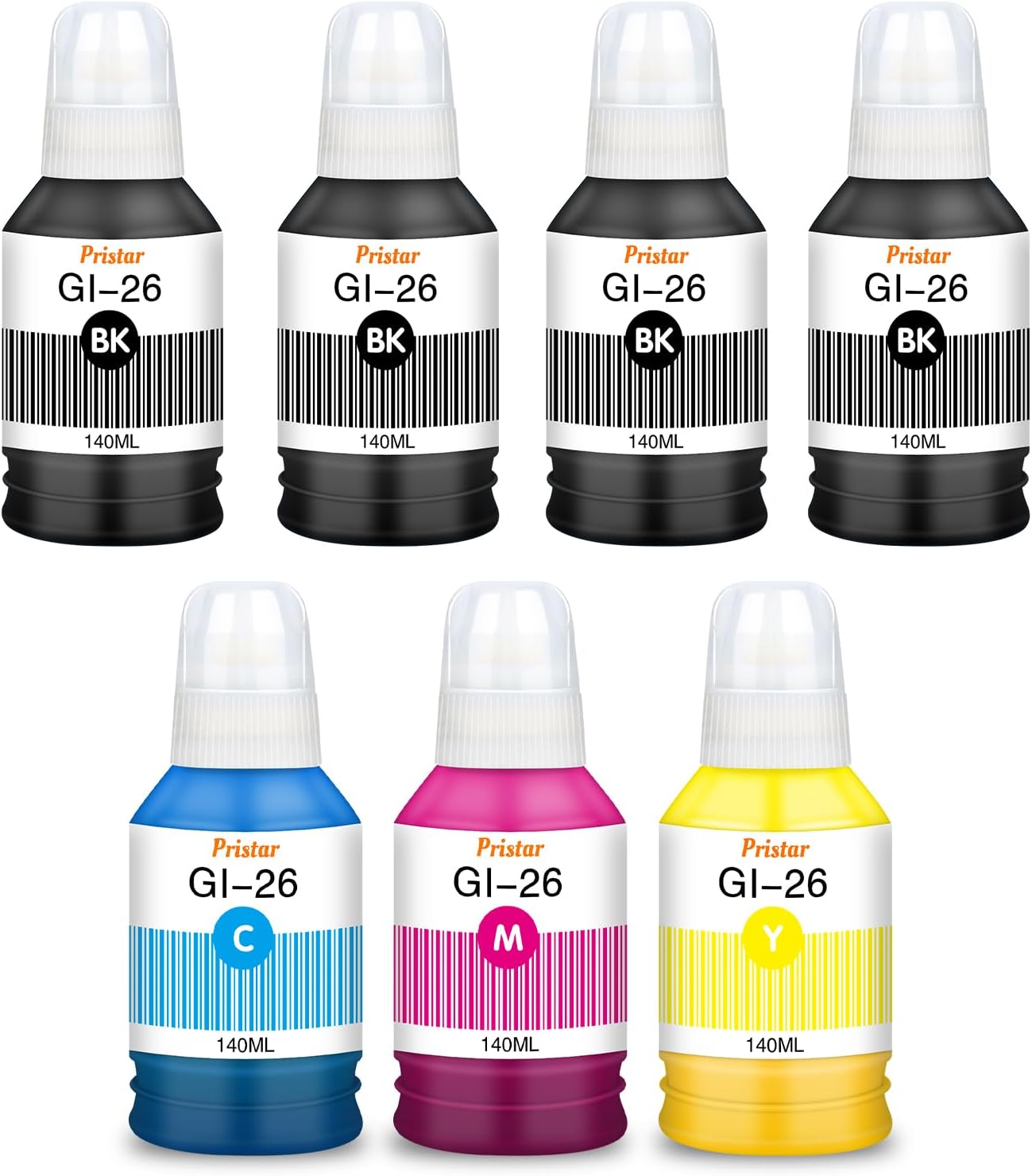 Amazon.com: GI-26 GX7020 GX7021 Ink Bottles Compatible for Canon GI-26 ...