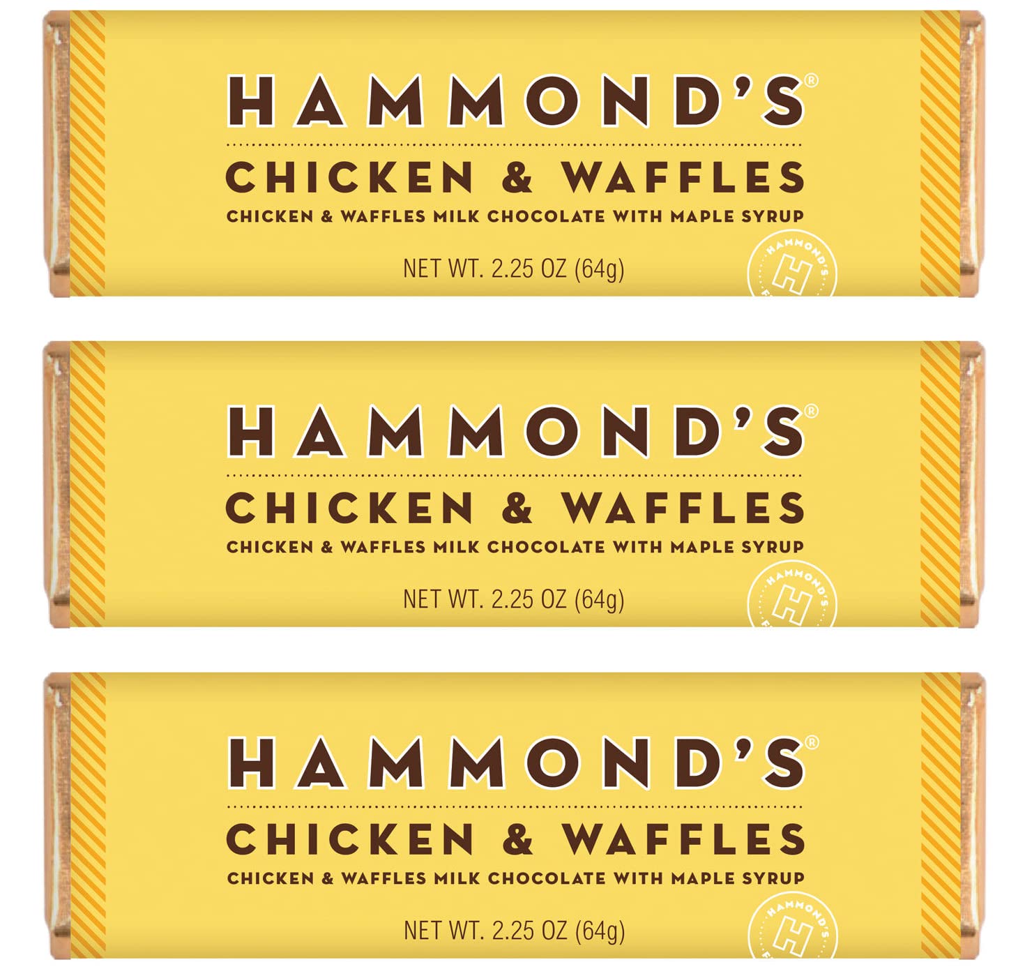 Amazon.com: Hammond's Chicken & Waffles Milk Chocolate with Maple Syrup ...