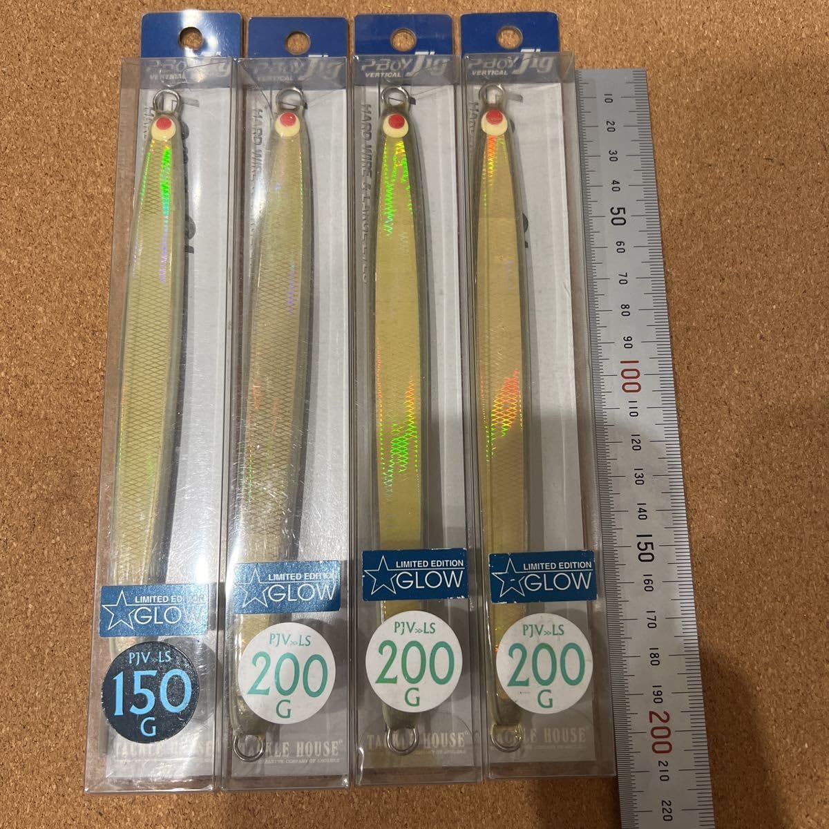 Amazon.co.jp: S-68 タックルハウス ピーボーイジグ PJV-LS 150G 200G 4本セット ジグ ジギング 船 オフショア 青物 その他 : スポーツ＆アウトドア