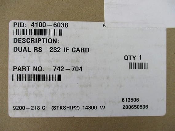 Amazon.com: Simplex 4100-6038 - Dual Port RS-232 Interface Card : Tools ...