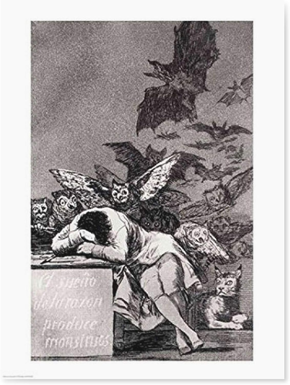 Amazon.com: Posterazzi The Sleep of Reason Produces Monsters Poster ...