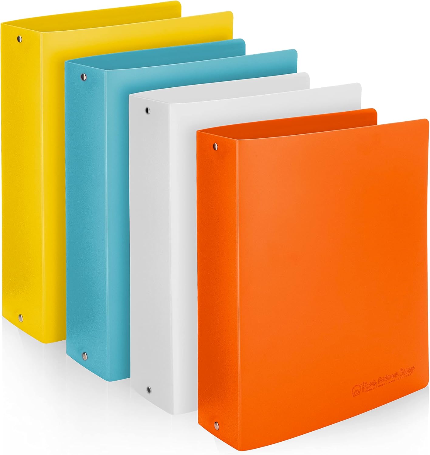 Amazon.com : Premium Economy 3 Ring Binder, 2 Inch Pull-Open Round ...