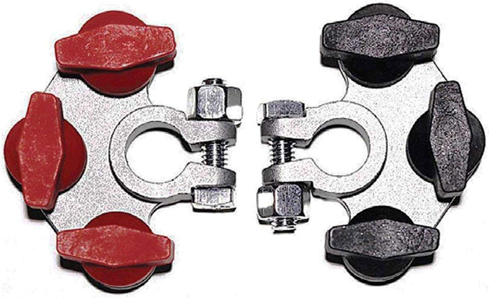 8008 Multi-Connection Top Post Battery Terminals, 3-Gang, Solid Zinc ...