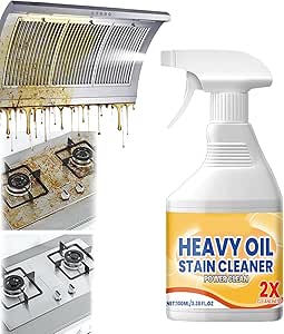 Heavy Duty Degreaser Cleaner Spray,Powerful Kitchen Oil Cleaning Spray,Heavy Oil Cleaning Agent ...