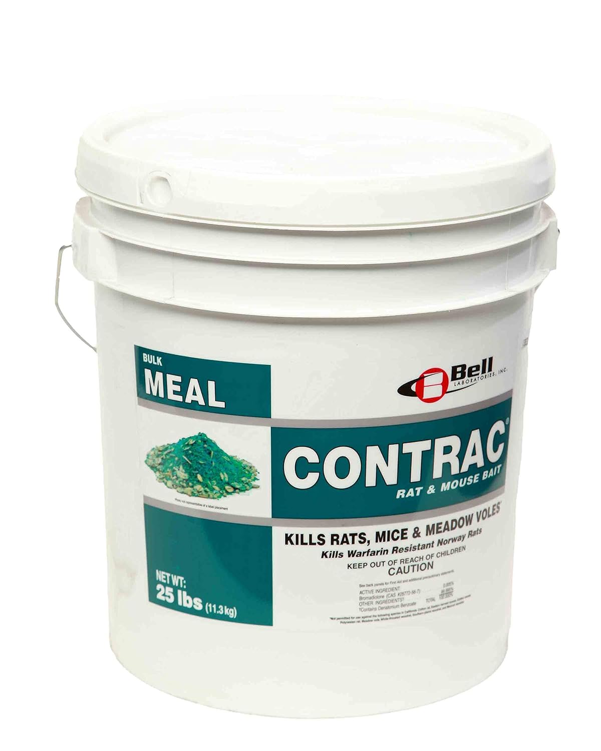 Amazon.com : Contrac Bulk Meal Bait - 1 Pail (25 lbs.) : Patio, Lawn ...