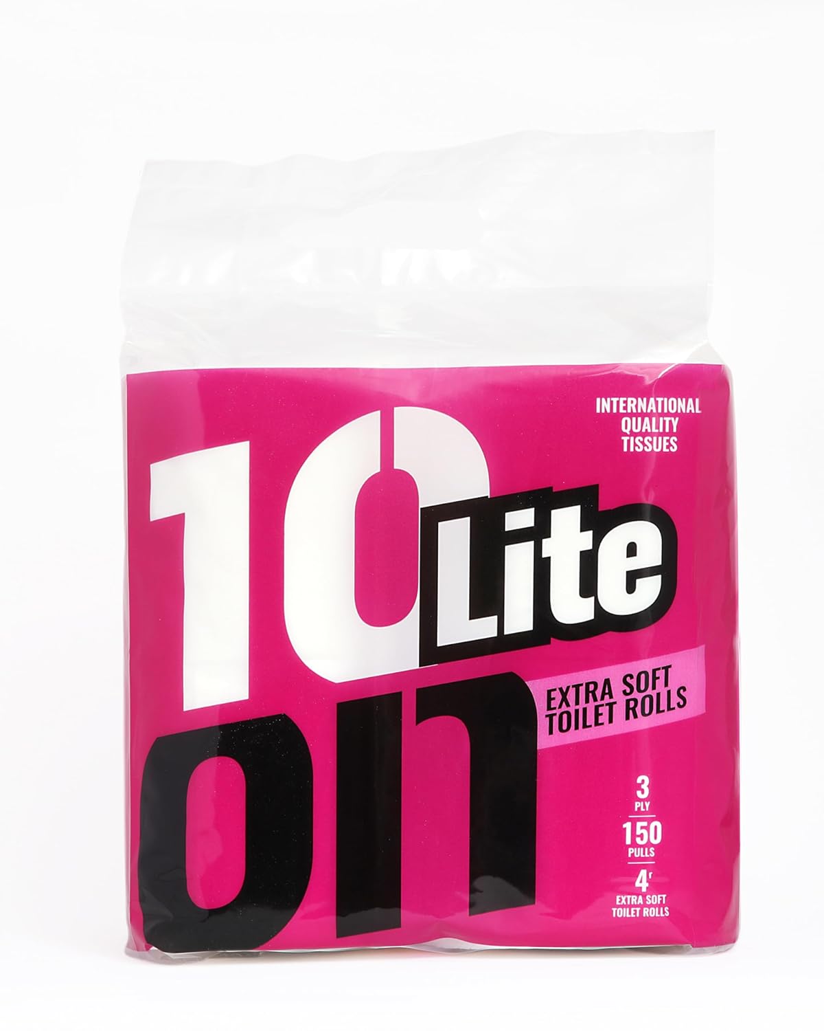 10on Lite, 3 Ply Toilet Paper Tissue Roll, Soft, Clog free and Highly ...