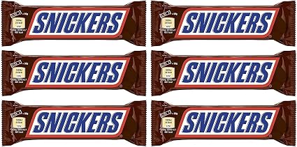 SNICKERS Chocolate Bar Collection 50g x 6 | Snickers Chocolate by Mars ...