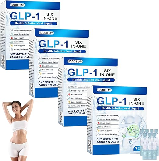 DOCTIA GLP-1 Six-in-One Oral Solution, GLP-1 Oral Liquid, Advanced GLP-1 Drops, GLP-1 Weight ...