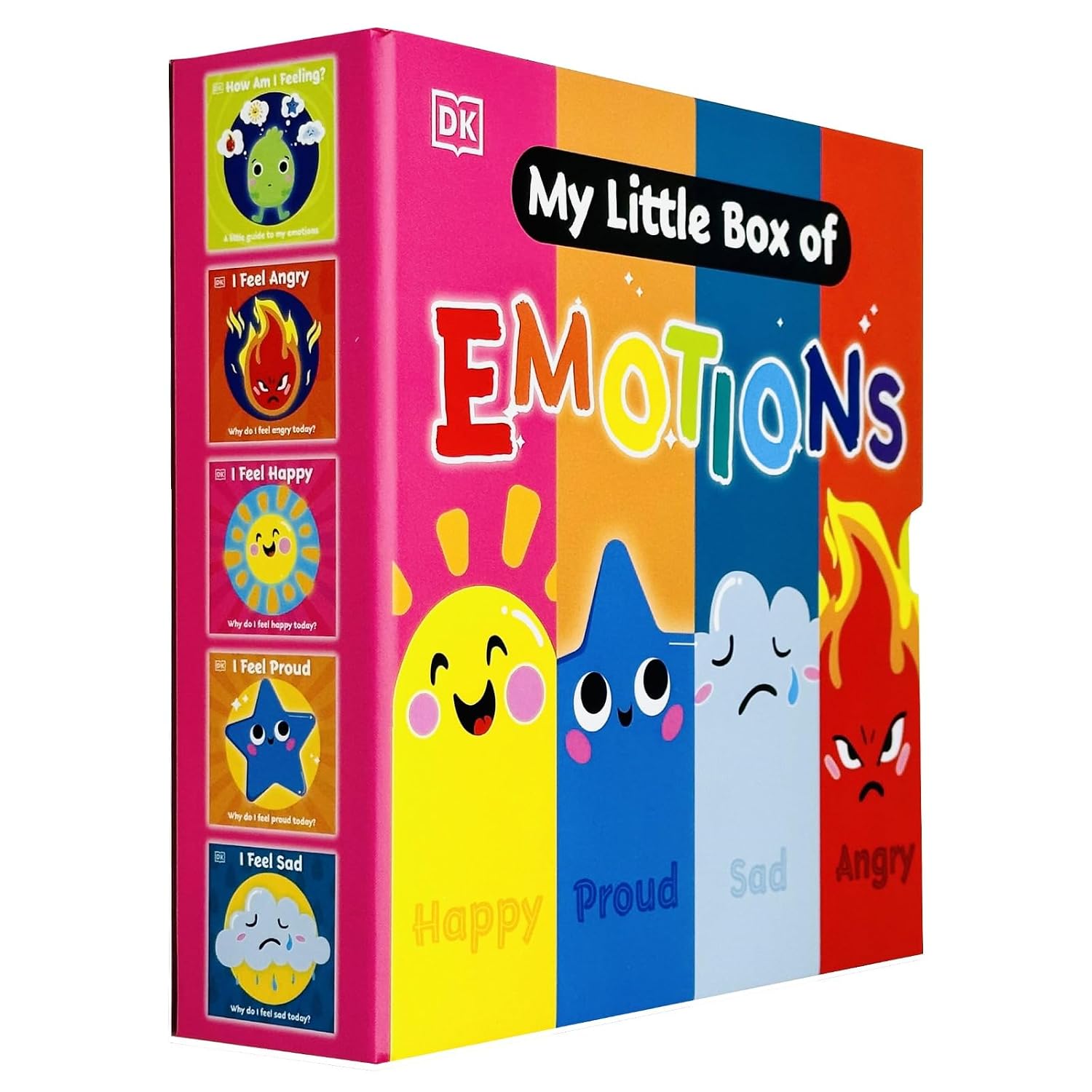 DK My Little Box of Emotions 5 Books Collection Box Set(I Feel Angry, I ...