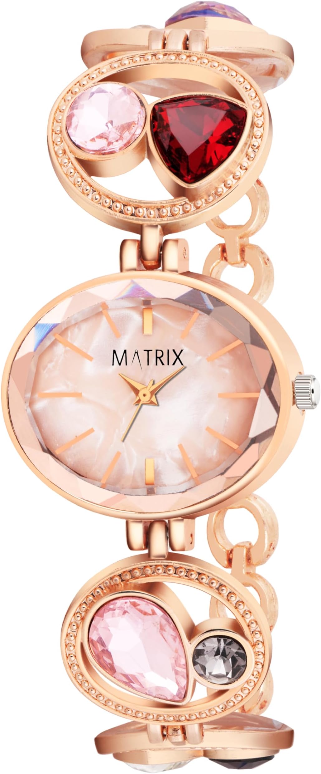 Buy Matrix Stainless Steel Nebula Collection | Multi-Color Dial With ...