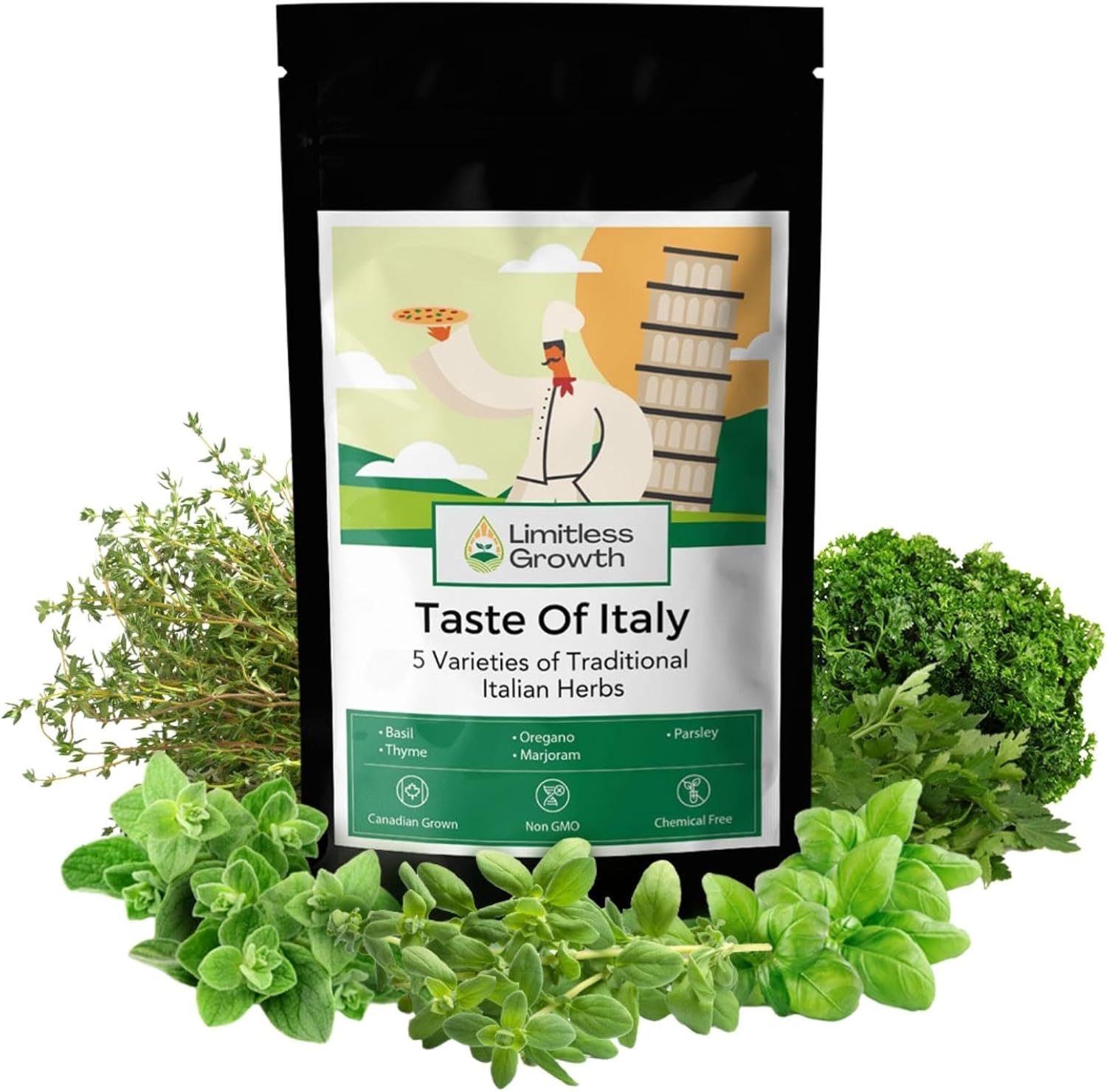 Taste of Italy Seed Pack | 5 Italian Herb Varieties for a Thriving ...