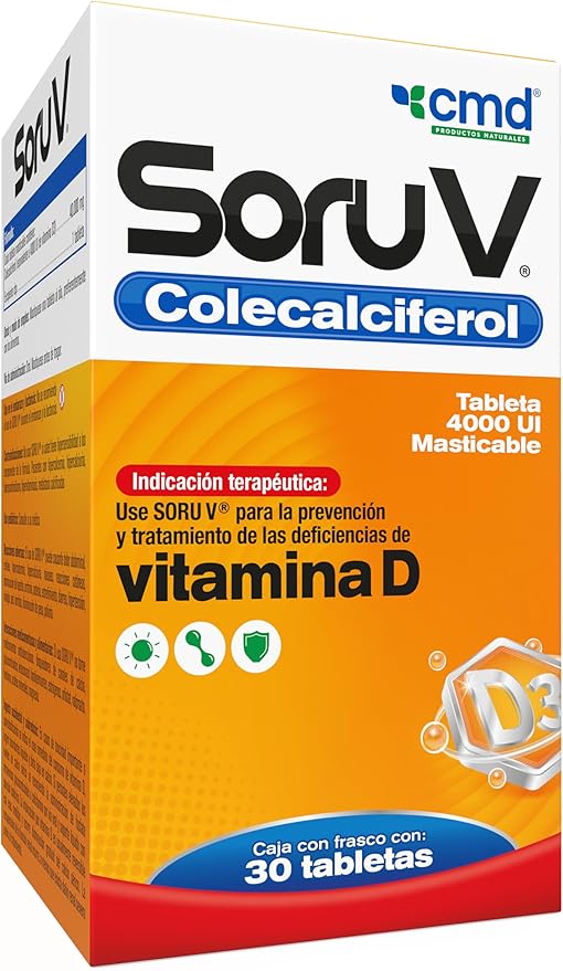 CMD - SORU V - Colecalciferol (Vitamina D) - Medicamento Vitamínico - 1 ...