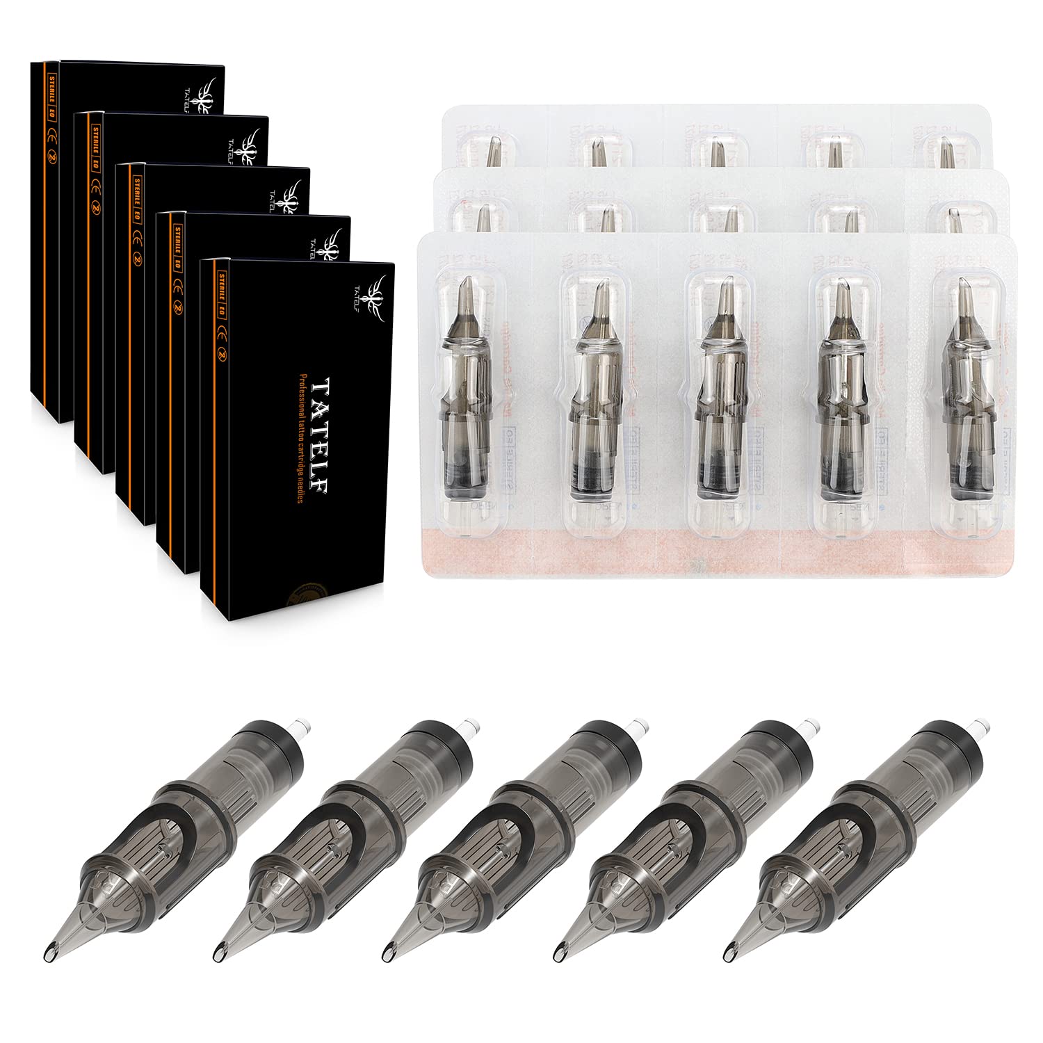 Amazon.com: TATELF Tattoo Cartridge Needles 50pcs Professional ...
