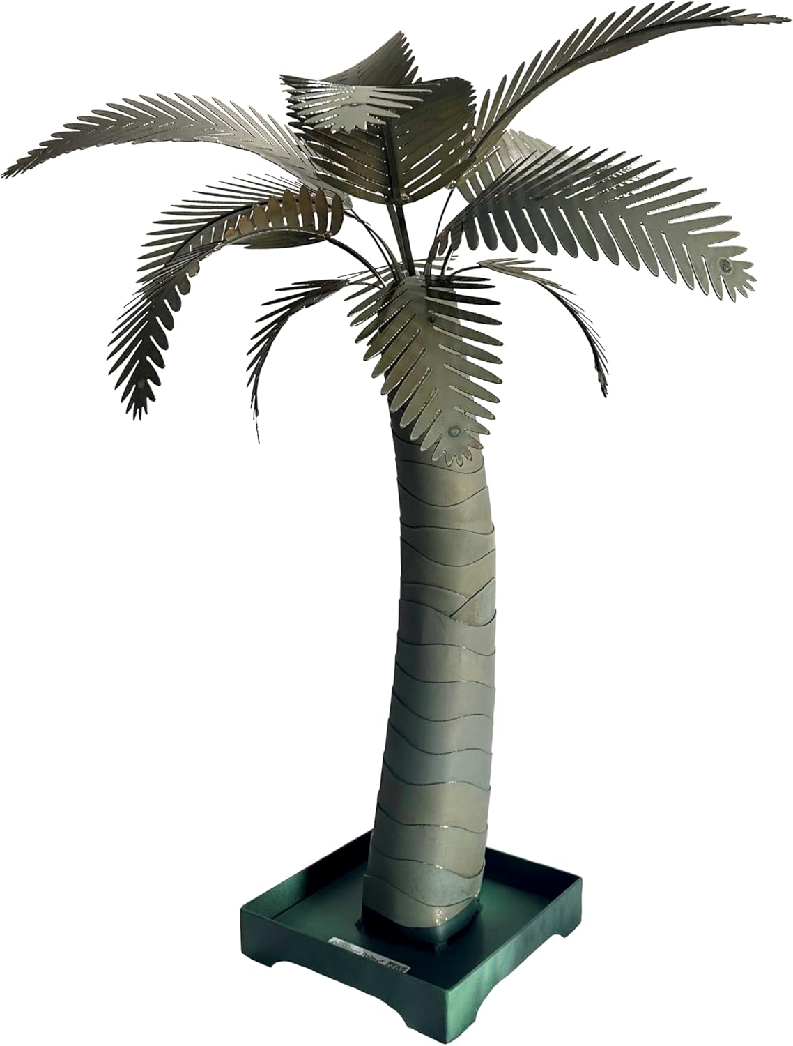 Amazon.com : Designer Palms Metal Tabletop Palm Tree Sculpture ...