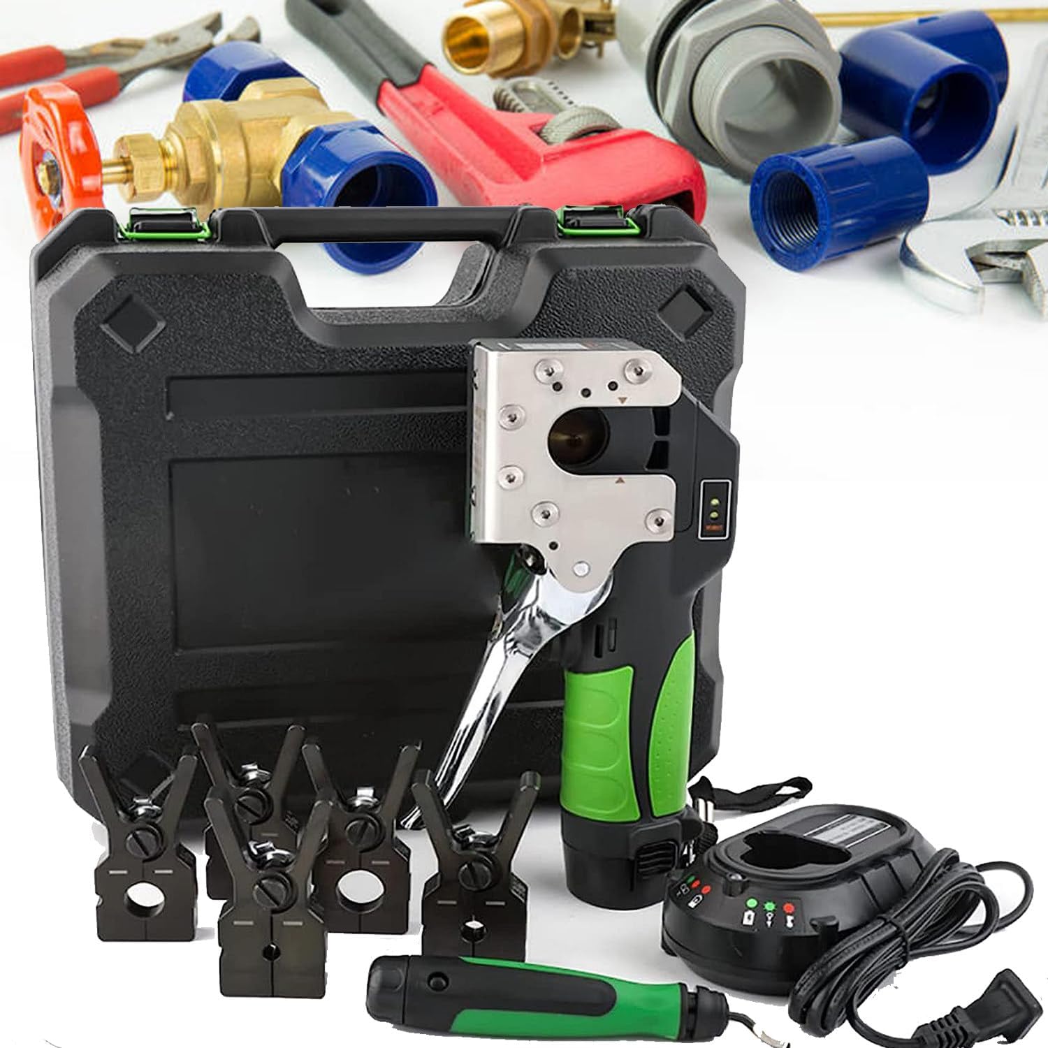 LINTAIZUO Power Flaring Tool Kit 1/4" - 3/4, 5 Fast Flaring Eccentric ...