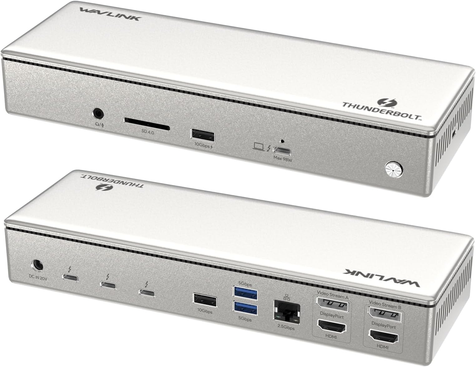 CalDigit TS4 Thunderbolt 4 Dock - 18 Ports, 98W Charging, 3x ...