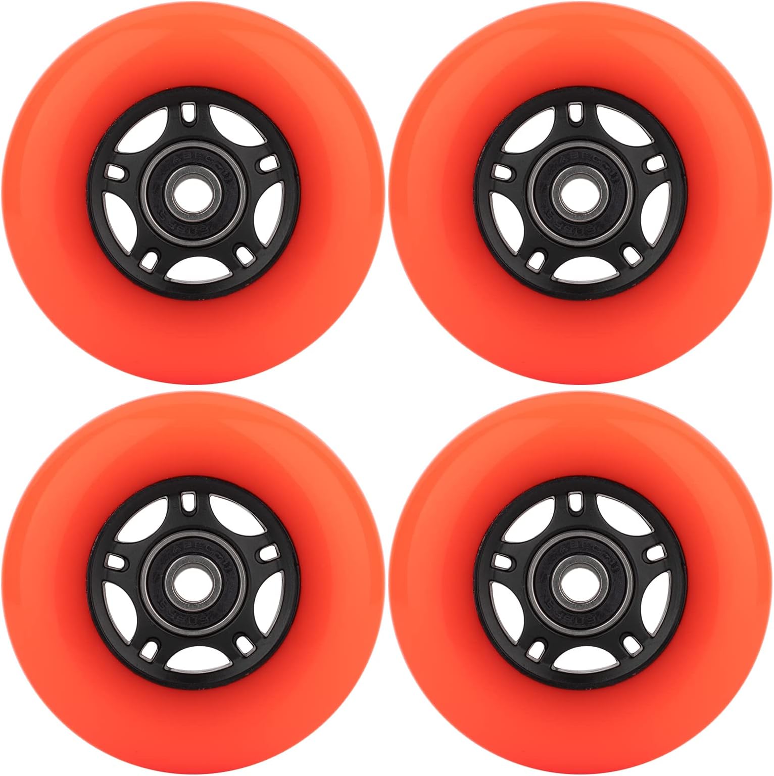 Amazon.com: FLYDAZZLE Inline Skate Wheels: 72mm 76mm 80mm Roller Hockey ...