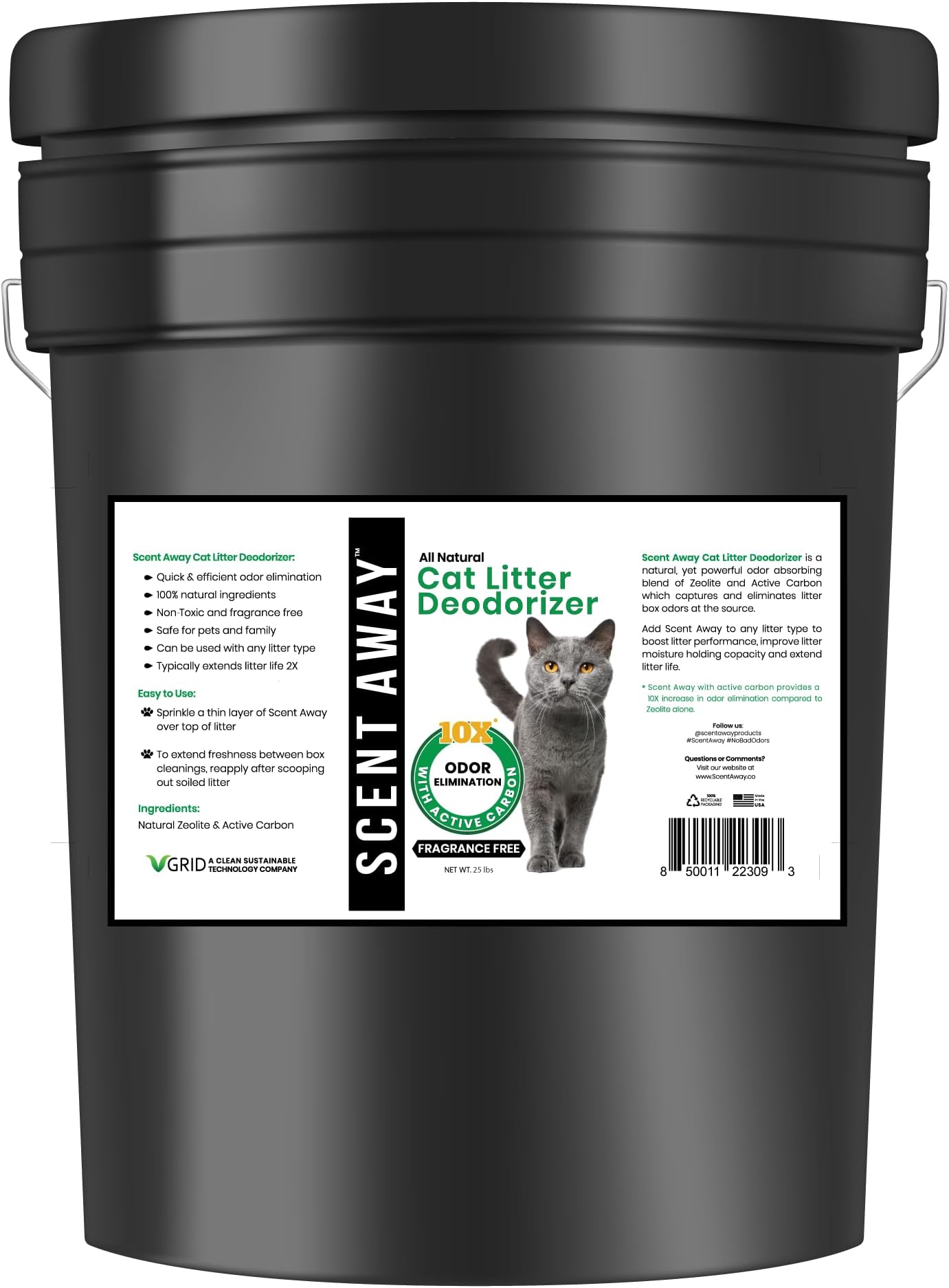 Amazon.com: Nature's Miracle Just for Cats Odor Destroyer Litter Powder ...