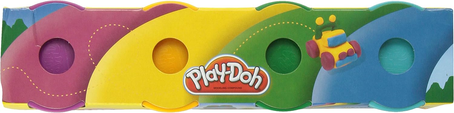 Amazon.com: Play-Doh 4-Pack - Blue and Secondary Colors : Toys & Games