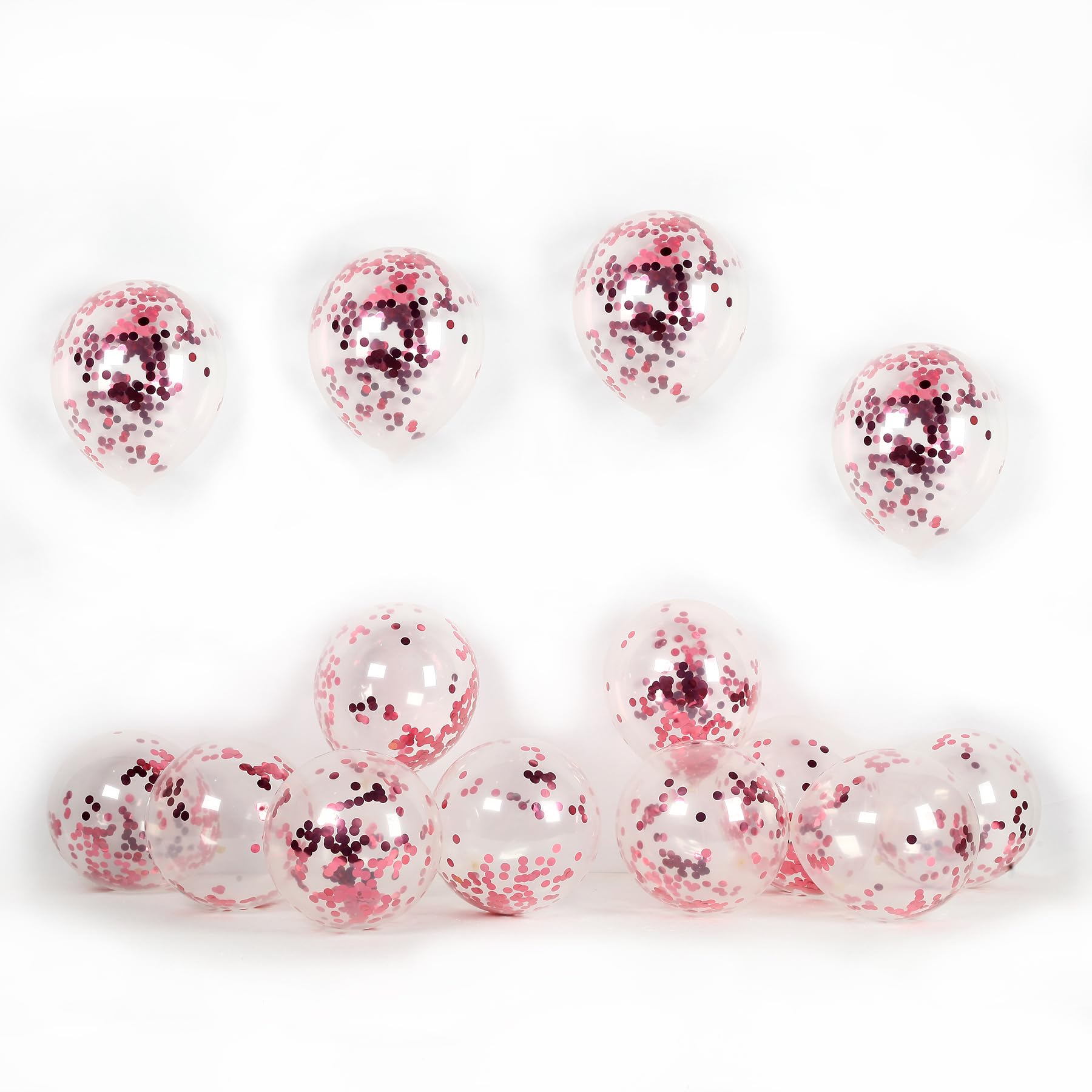 Amazon.com: MYZSBRDM Pink Confetti Balloons,50 Pack Pink Confetti ...
